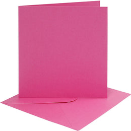 4 Coloured 6x6 Cards & Envelopes for Card Making Crafts | Card Making ...